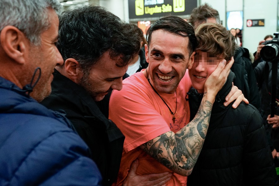 El español Santiago Sánchez Cogedor llega a Madrid