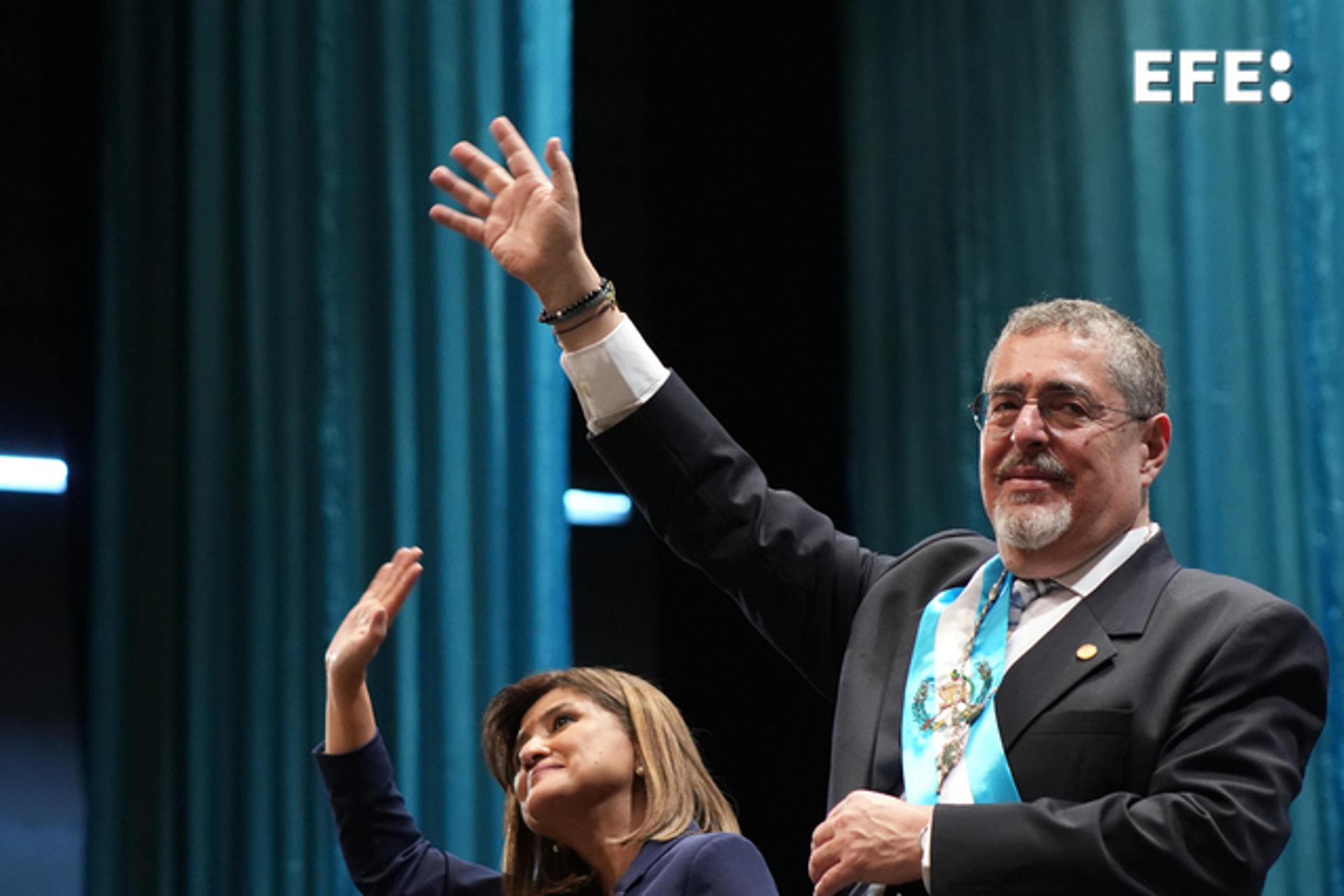 Bernardo Arevalo sworn in as Guatemala president - EFE Bernardo Arevalo sworn in as Guatemala president - EFE