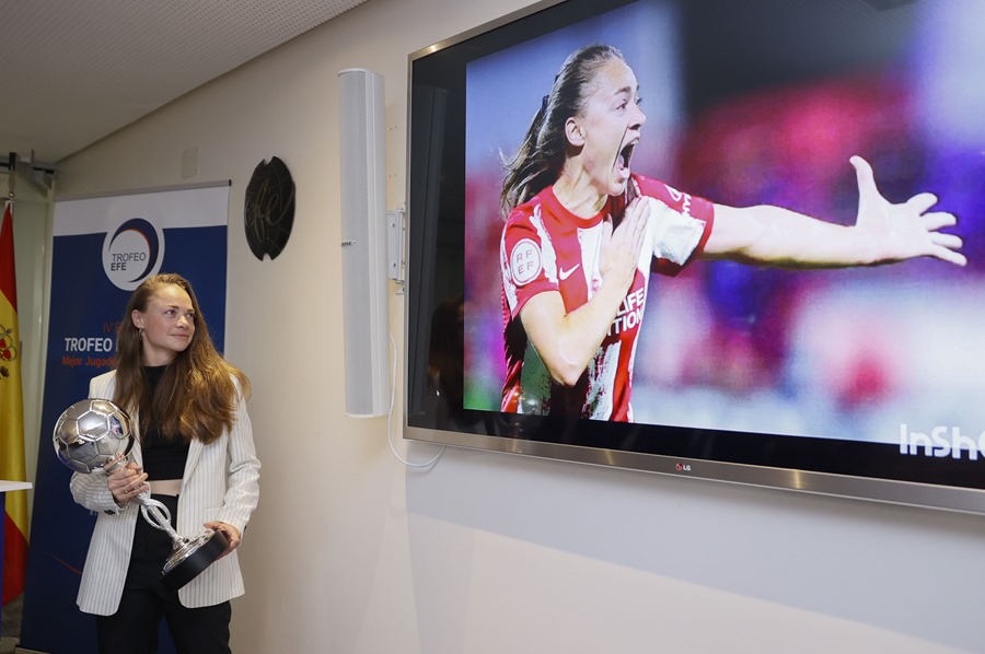 Estefanía Banini, premio EFE a la mejor Jugadora Iberoamericana