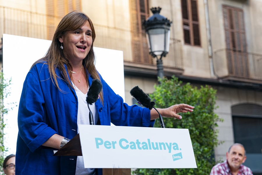 Borràs, a los jueces: Puigdemont será candidato a las europeas