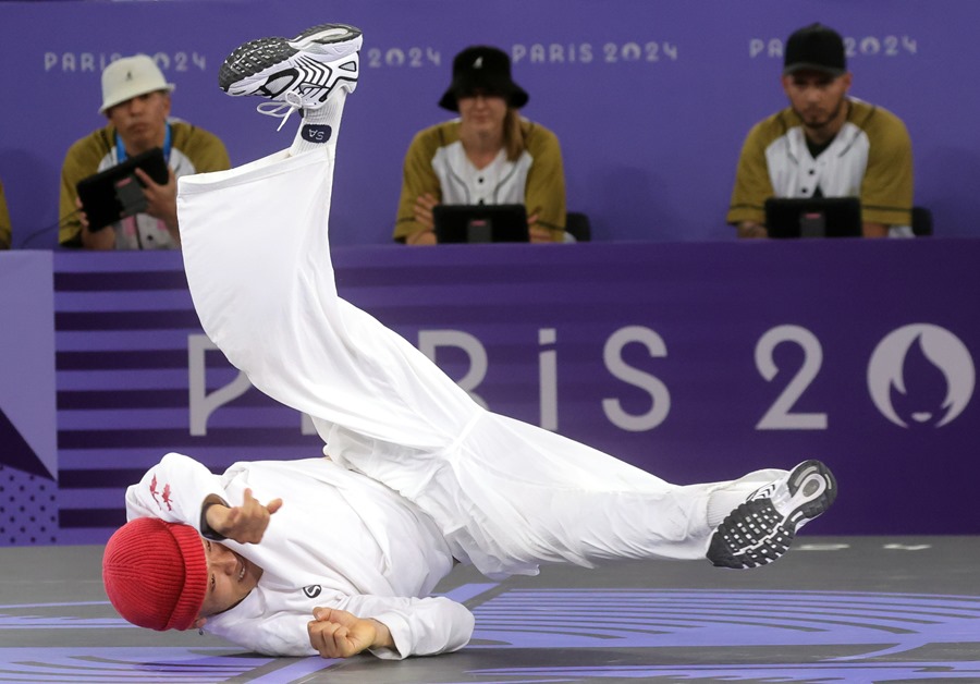 El b-boy canadiense Phil Wizard, campeón olímpico de breaking