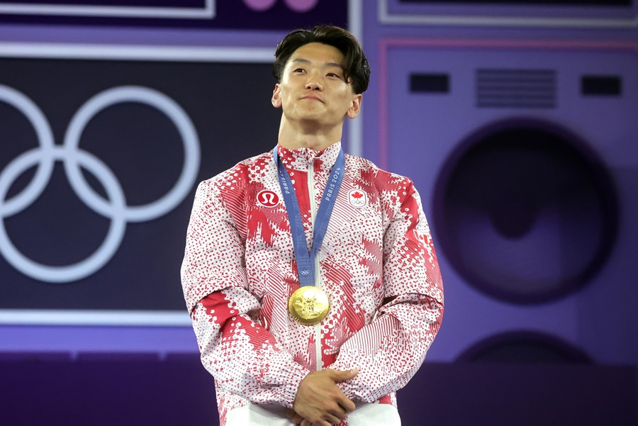 El b-boy canadiense Phil Wizard, campeón olímpico de breaking