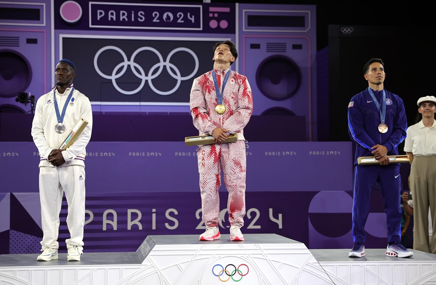 El b-boy canadiense Phil Wizard, campeón olímpico de breaking