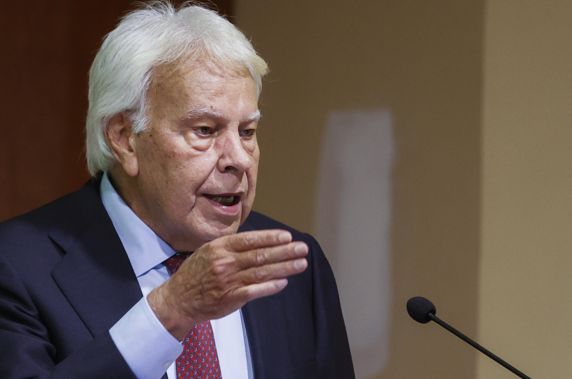 Felipe González: El PSOE ya no es un proyecto de país