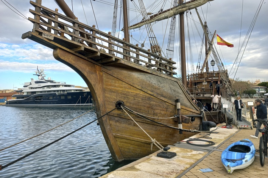 Llega a Tarragona una réplica de la nao Trinidad, del siglo XVI