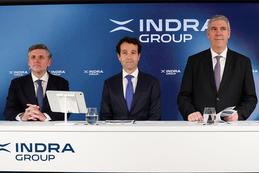 Indra gana un 37 % en las últimas seis sesiones de la Bolsa