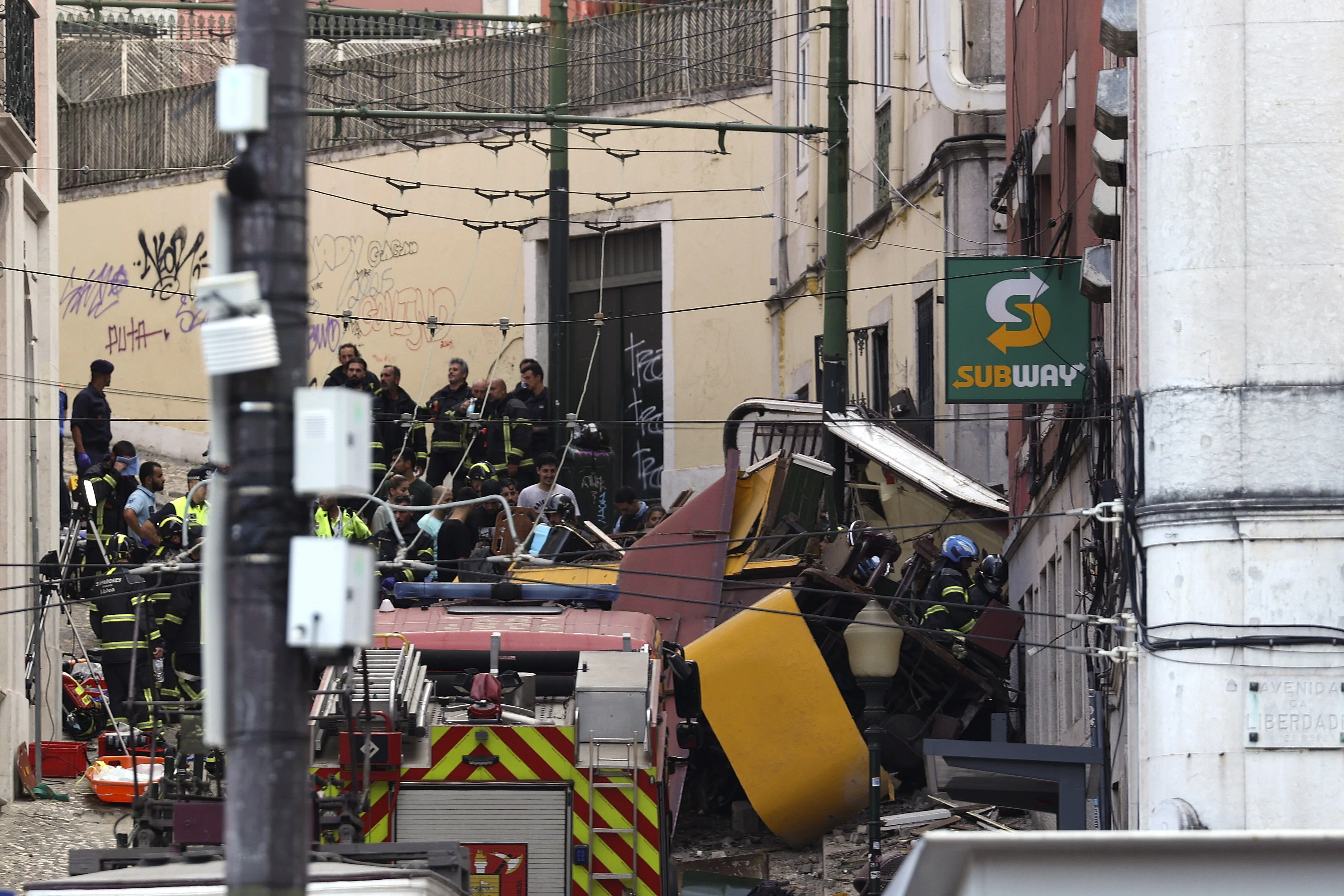 Lisbon funicular derailment