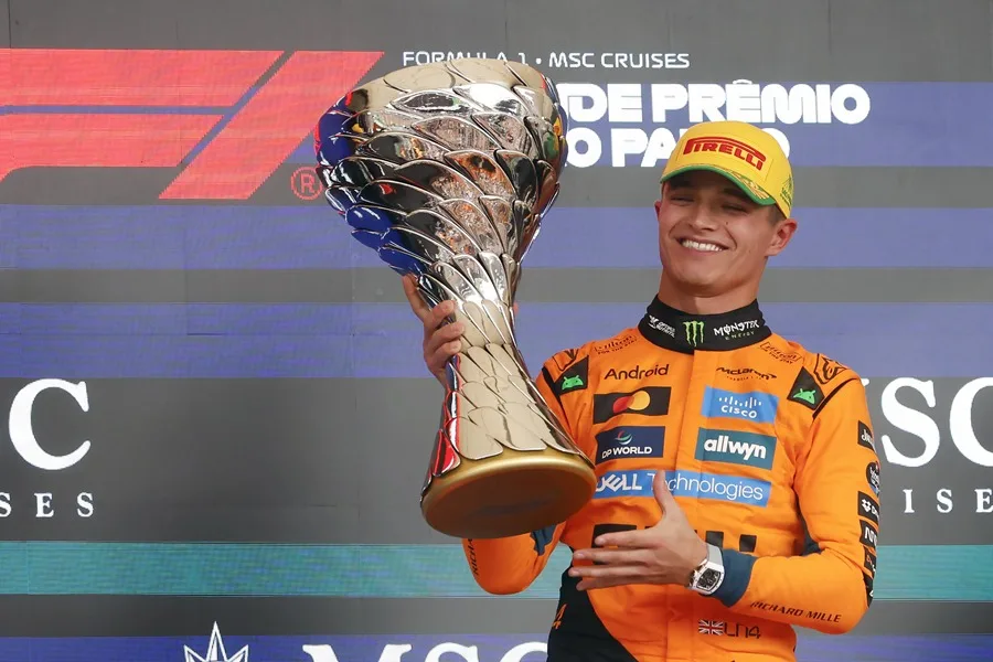 Lando Norris gana en Brasil y se escapa en el Mundial de Fórmula 1