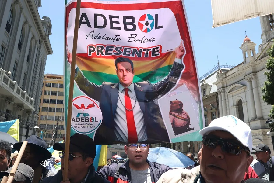 Seguidores del vicepresidente de Bolivia marchan y piden al presidente ...