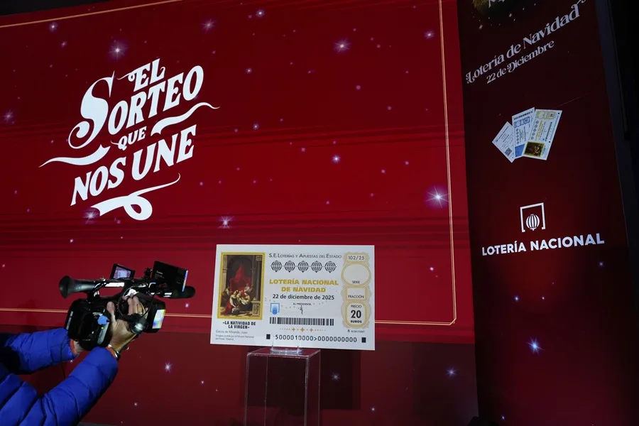 El anuncio de la Lotería de Navidad 2025