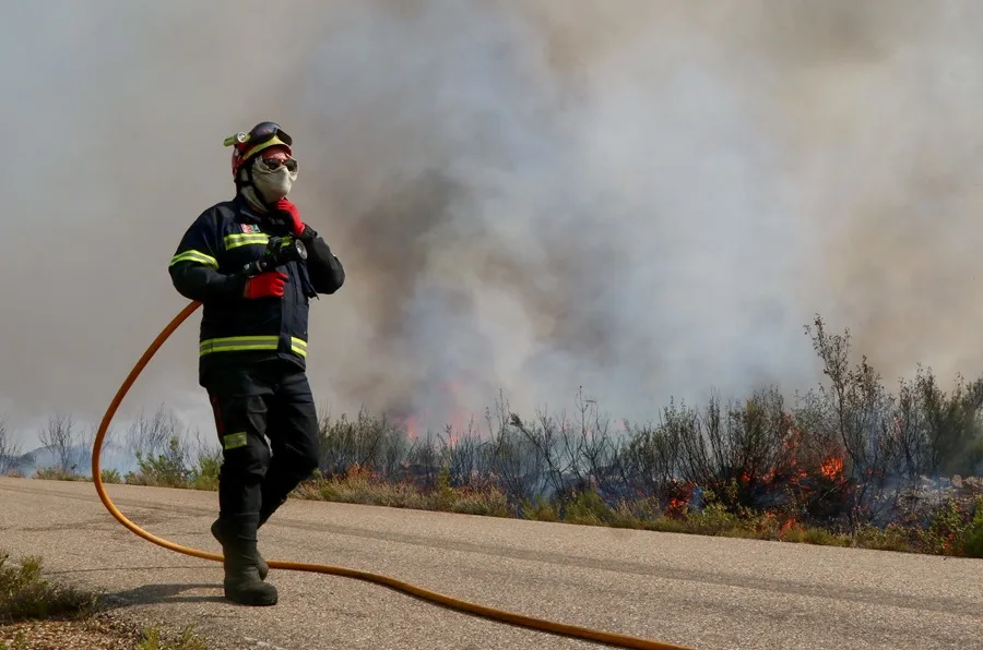Incendio en Zamora bate récord de intensidad en España