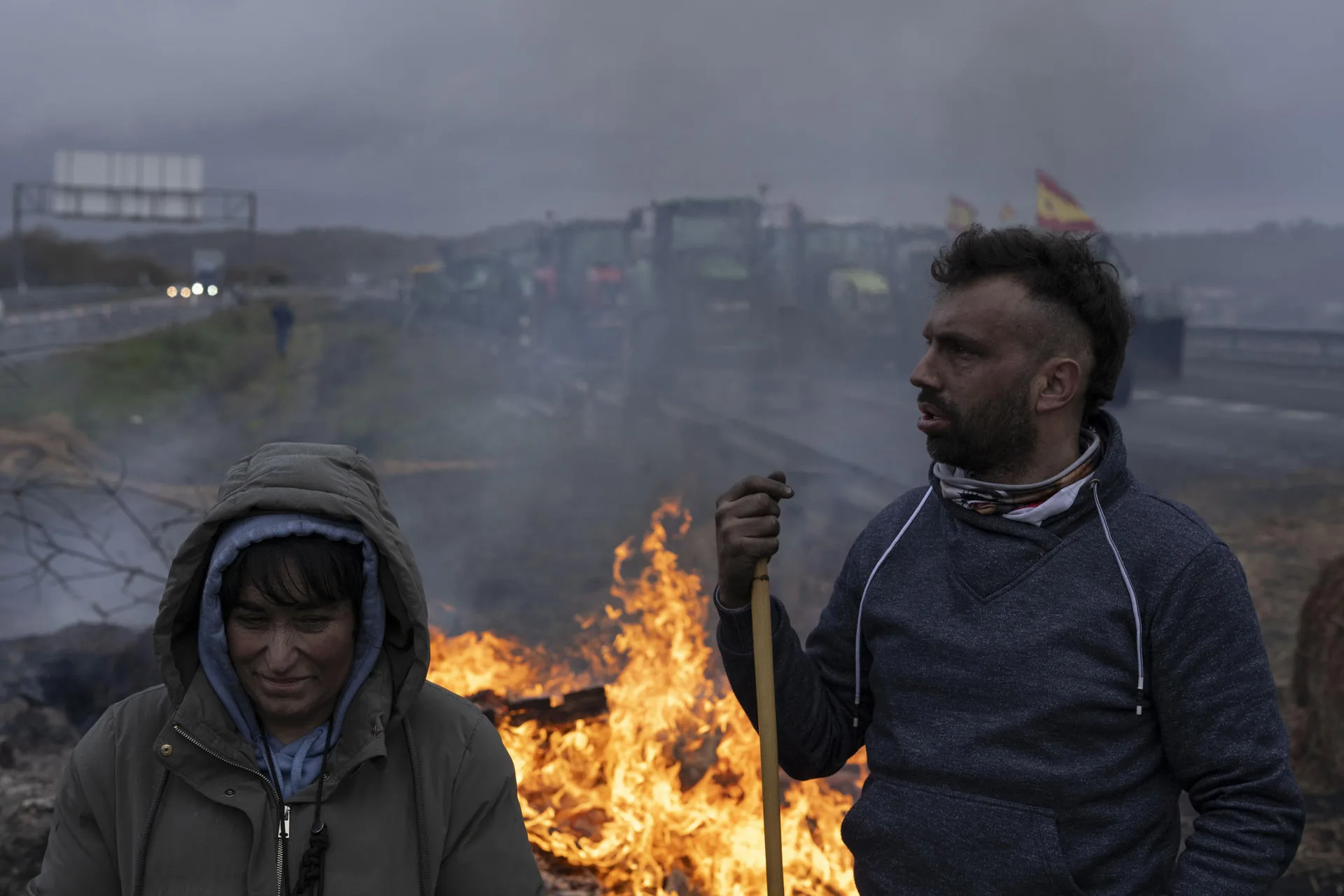 Spanish farmers protest for fifth day against EU-Mercosur agreement - EFE