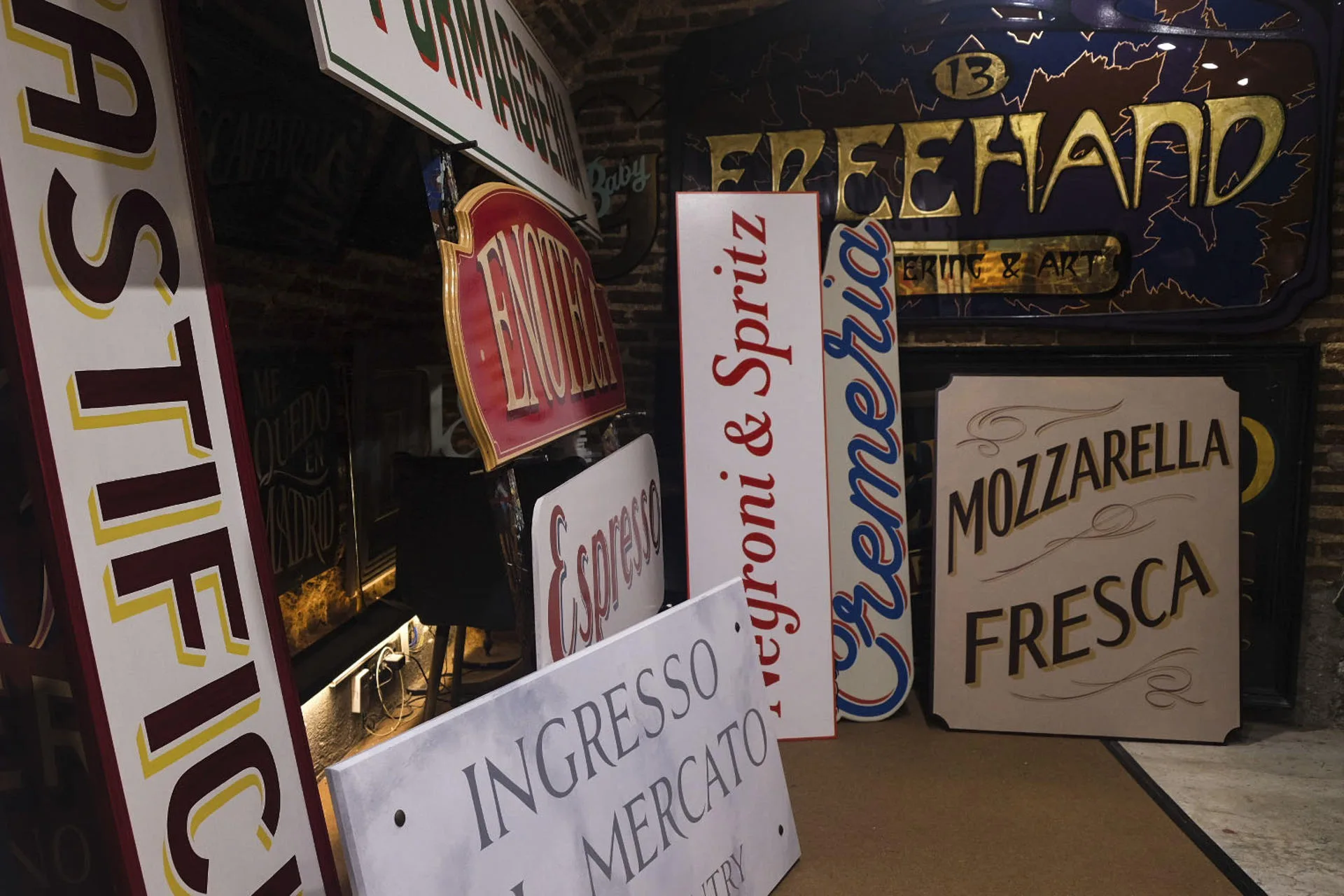 La rotulación castiza y artesanal en Madrid